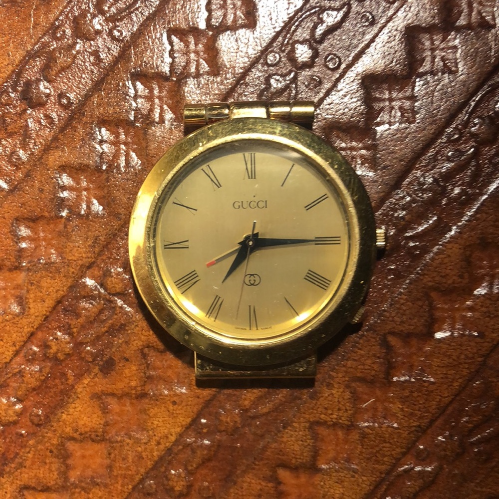Real Gold Gucci Watch, Model Number 0000191made In It… - Gem